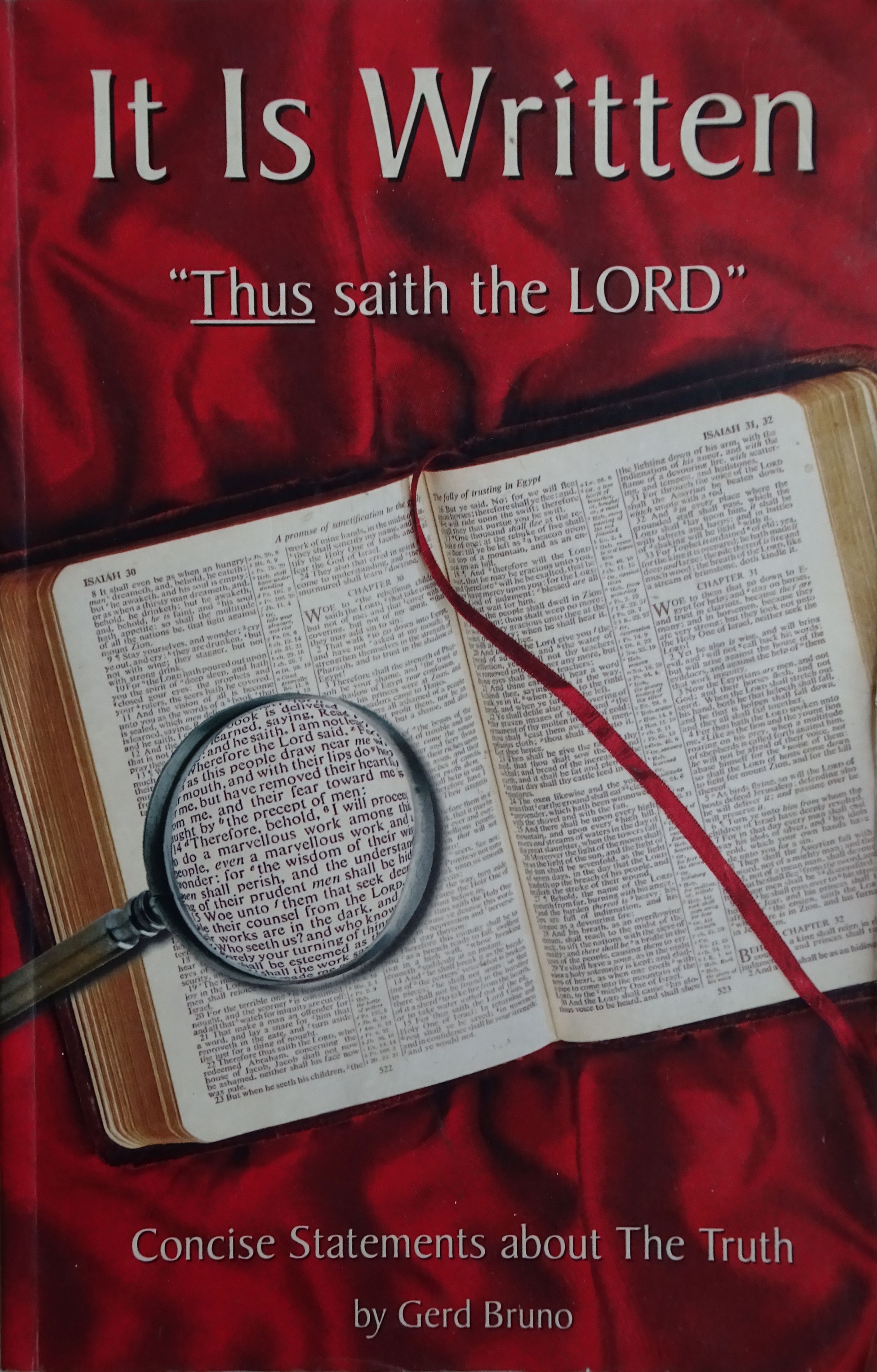 It Is Written: “Thus saith the LORD”